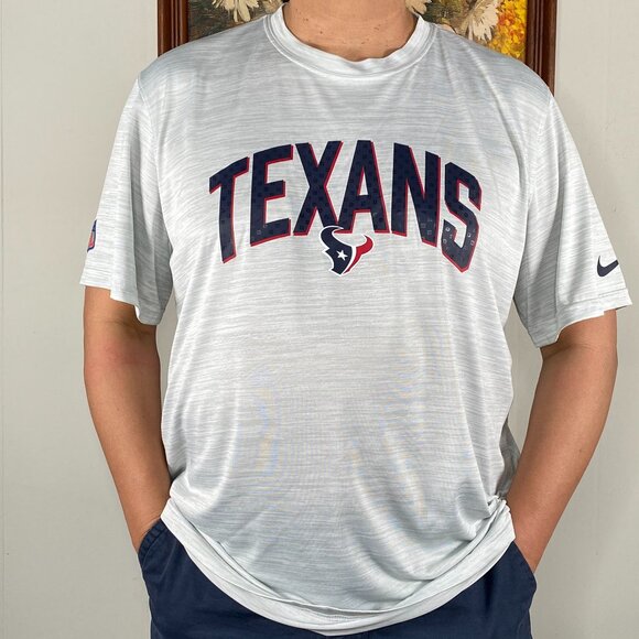 Nike | Shirts | The Nike Tee Dri Fit Nfl Texan Tshirt Top Mens Xl Crew ...